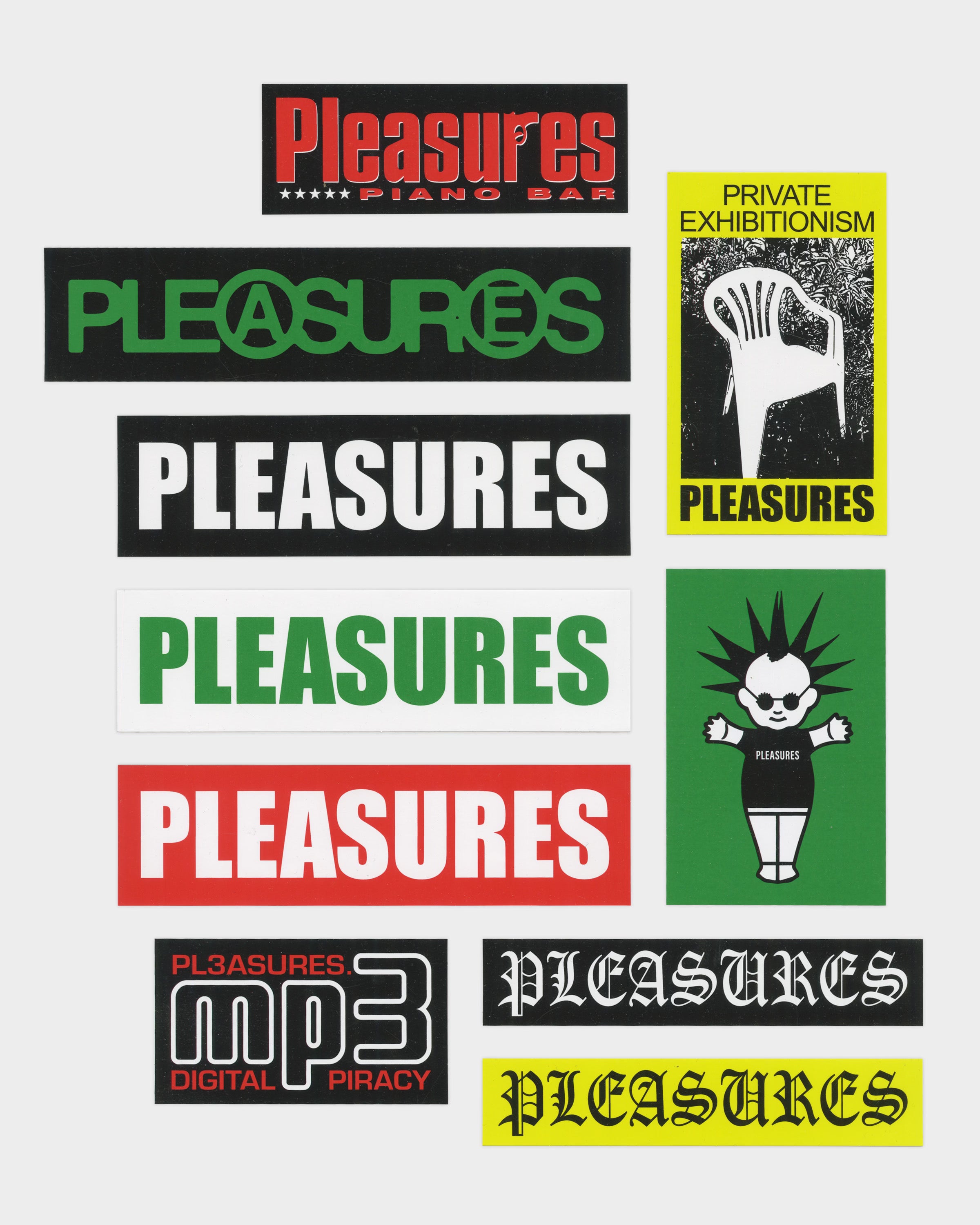 HOLIDAY '26 STICKER PACK – PLEASURES